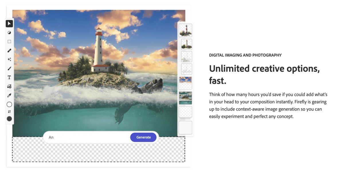 Adobe Firefly is Here: A Family of AI Models by Adobe